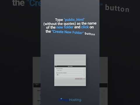 Creating public_html folder in cPanel |Explained!