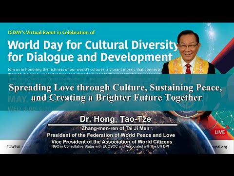 Dr. Hong Speech | World Day for Cultural Diversity for Dialogue and Development | 05-21-2025