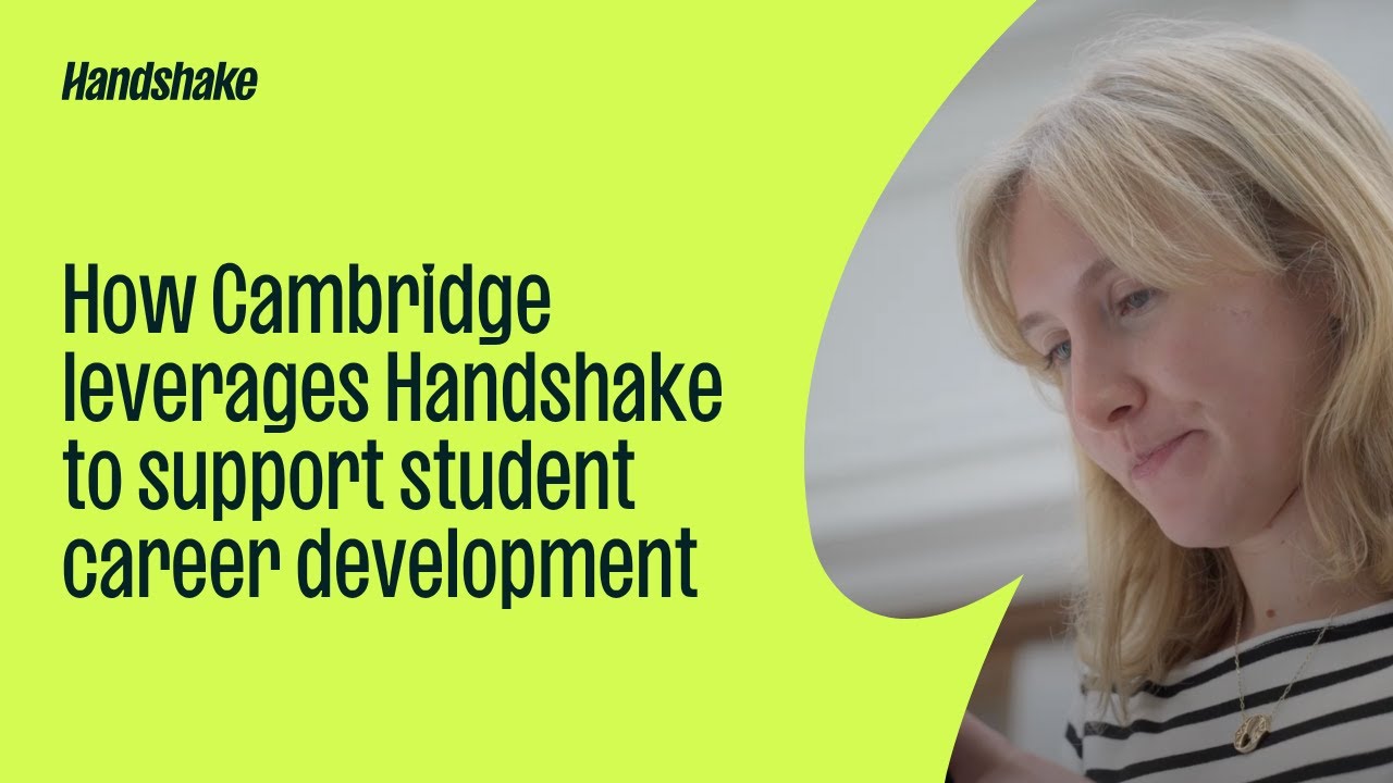 How Cambridge leverages Handshake to support student career development