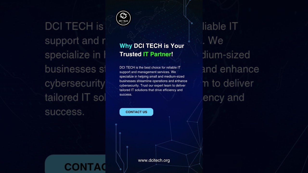 🚀 Why DCI TECH Is Your Trusted IT Partner | IT Support Solutions 💻