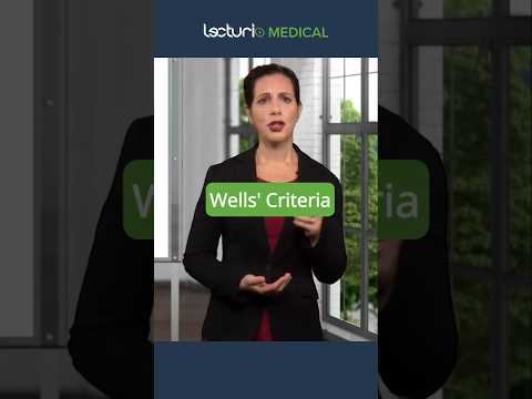 Wells' Criteria for Pulmonary Embolus Risk ๐ฉบ #RiskAssessment #MedicalStudents #usmle
