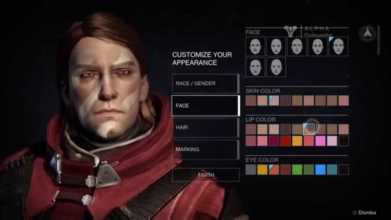 Destiny First Look Alpha - Loading Screen, Setup and Character Selection