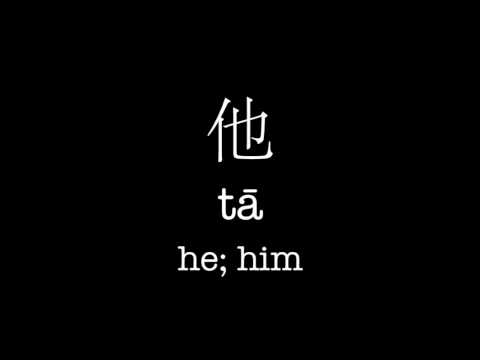 100 Most Common Chinese Characters (1-20)