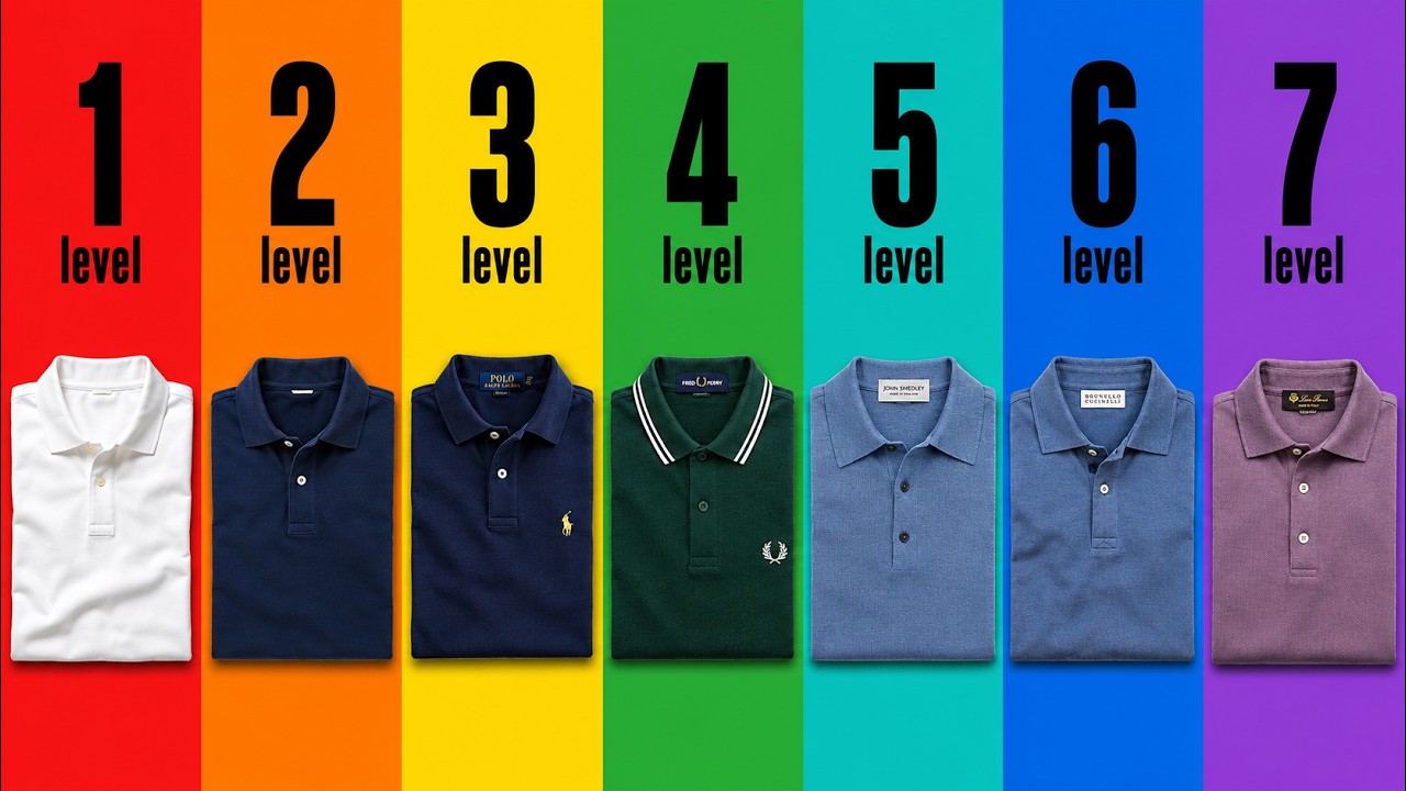 The 7 Levels of Polo Shirts (90% of Men Buy Level 2)