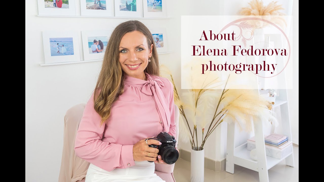 Photographer Elena Fedorova promo video. Flying dress, Portrait, family, boudoir photography.