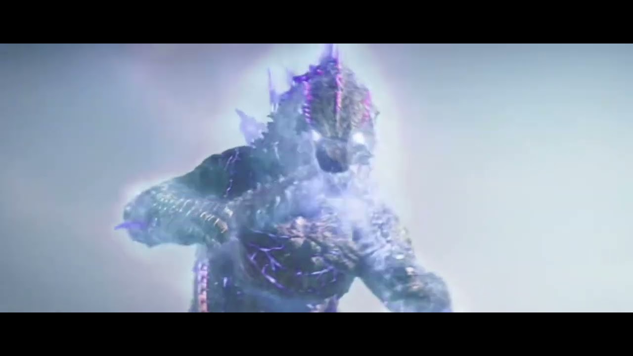Blue supercharged evolved Godzilla Scene Pack