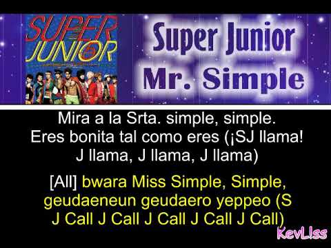 Super Junior - Mr Simple (Letra Sub Esp + Rom)