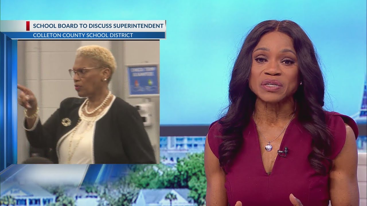 Colleton County School Board to discuss superintendent during Thursday meeting
