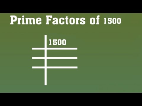 Factors of 1500
