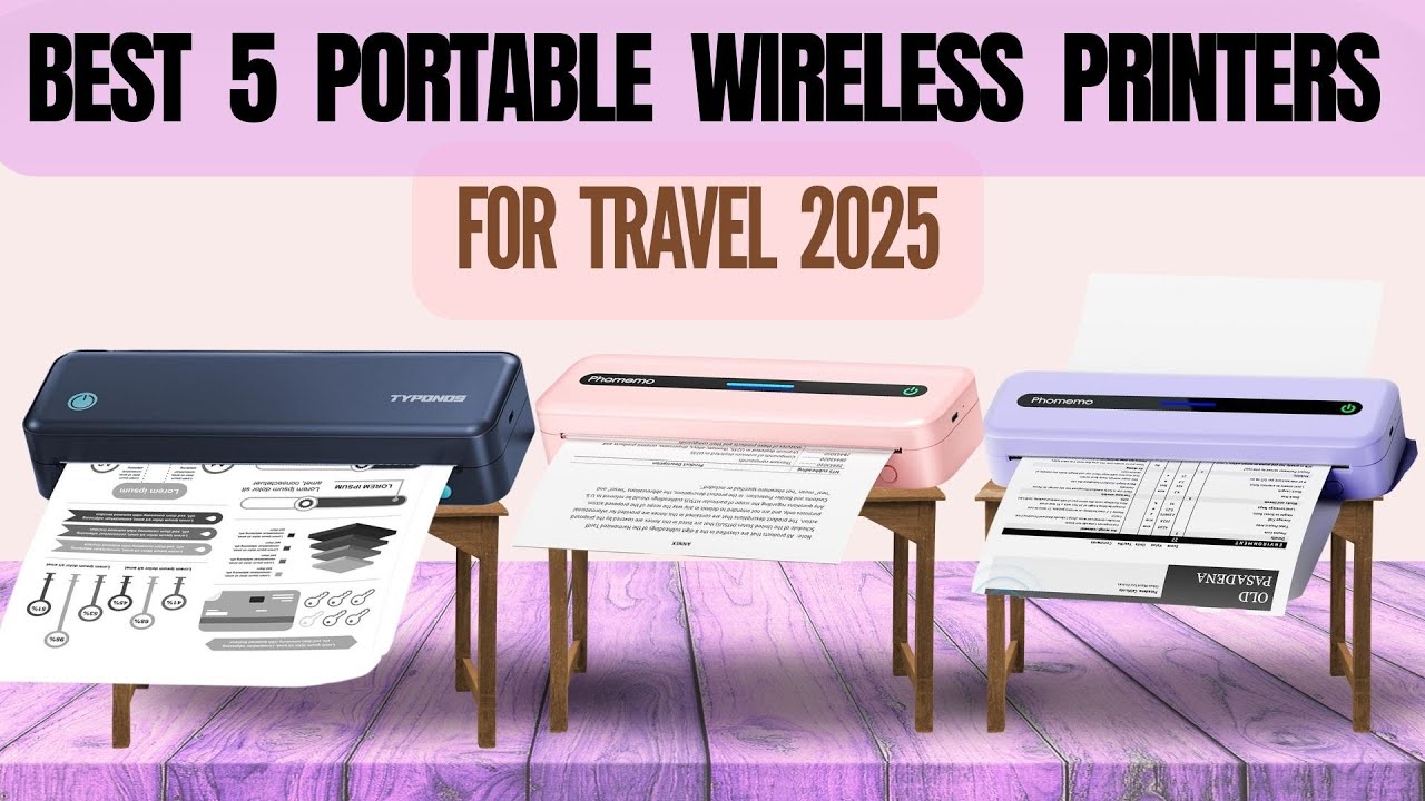 The 5 Best Portable Wireless Printers for Travel in 2025 (Tested & Reviewed)