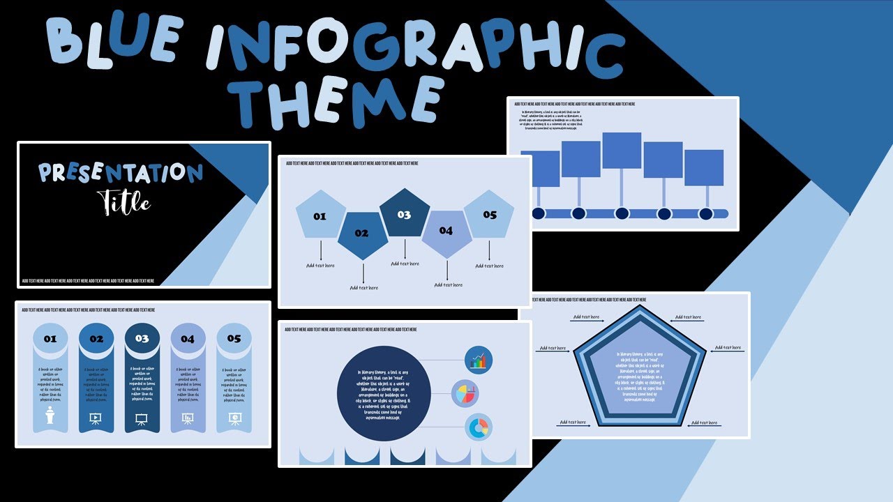 BLUE Theme Aesthetic PowerPoint TUTORIAL|PPT#35.1| Animated Slide(MorphTransition)