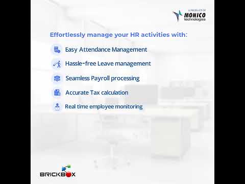 BRICKBOX HRMS-All in one Attendance and Payroll automation software #technology #hrms #business