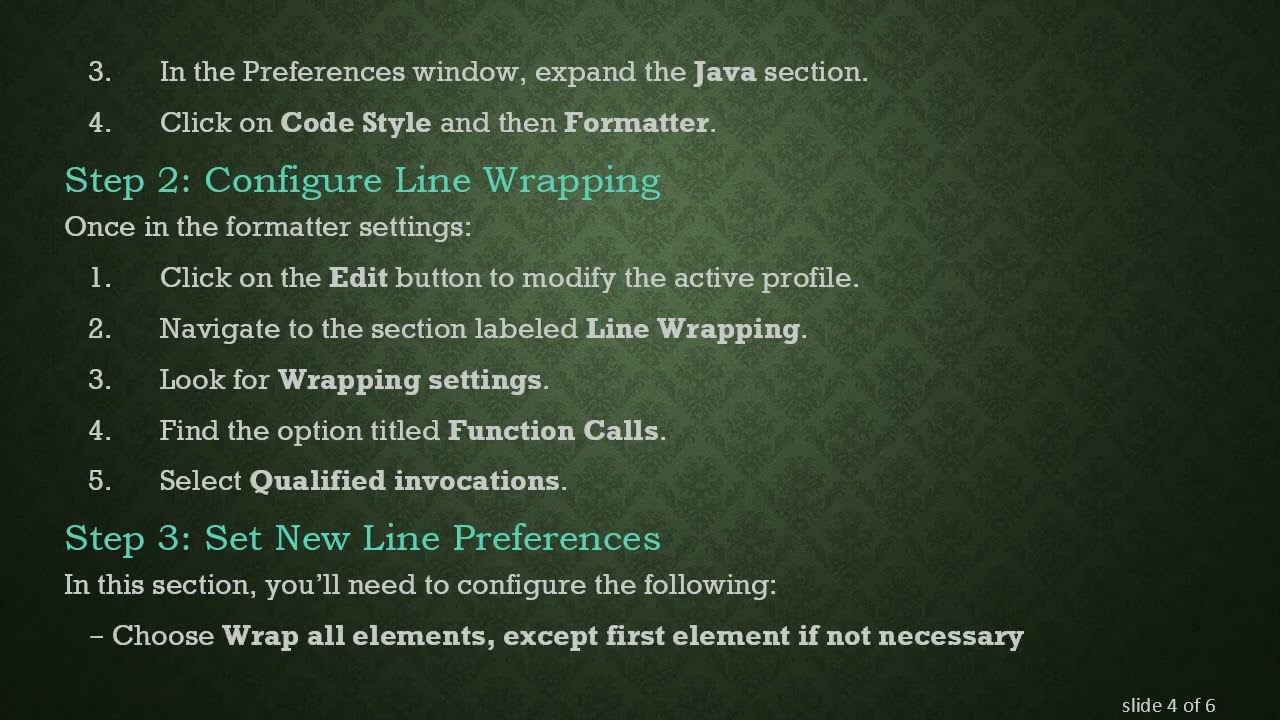 How to Configure Your Java/Eclipse Formatter for New Lines After Each Function