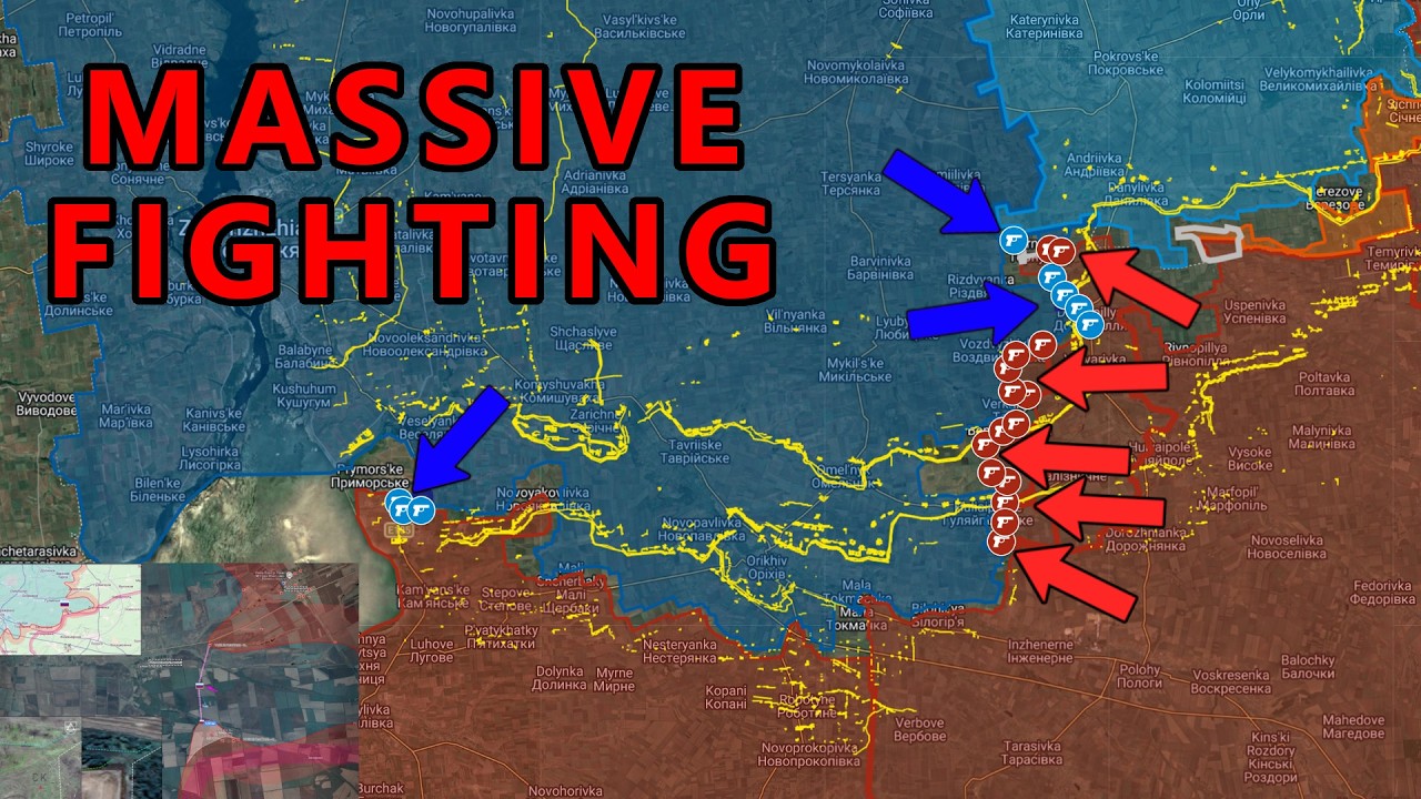 Massive Frontline Developments In Southern Ukraine | Large Grayzones & Complicated Front Explained