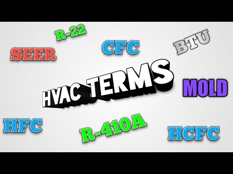 BASIC HVAC TERMINOLOGIES | HVAC COMMON TERMS