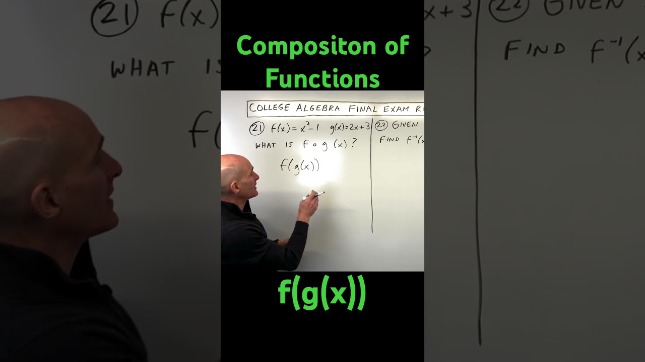 How to do Composition of Functions f(g(x))