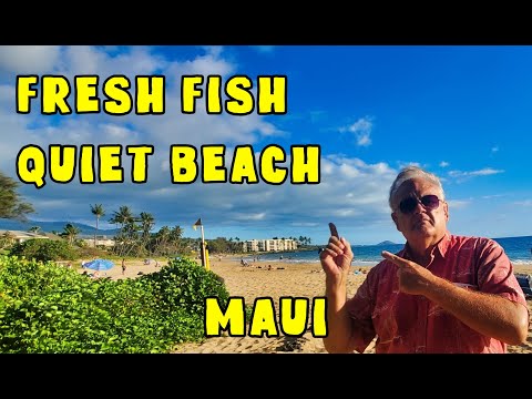 Fresh Fish Quiet Kihei Beach Maui. Top Sushi Place. Fisherman Owned.