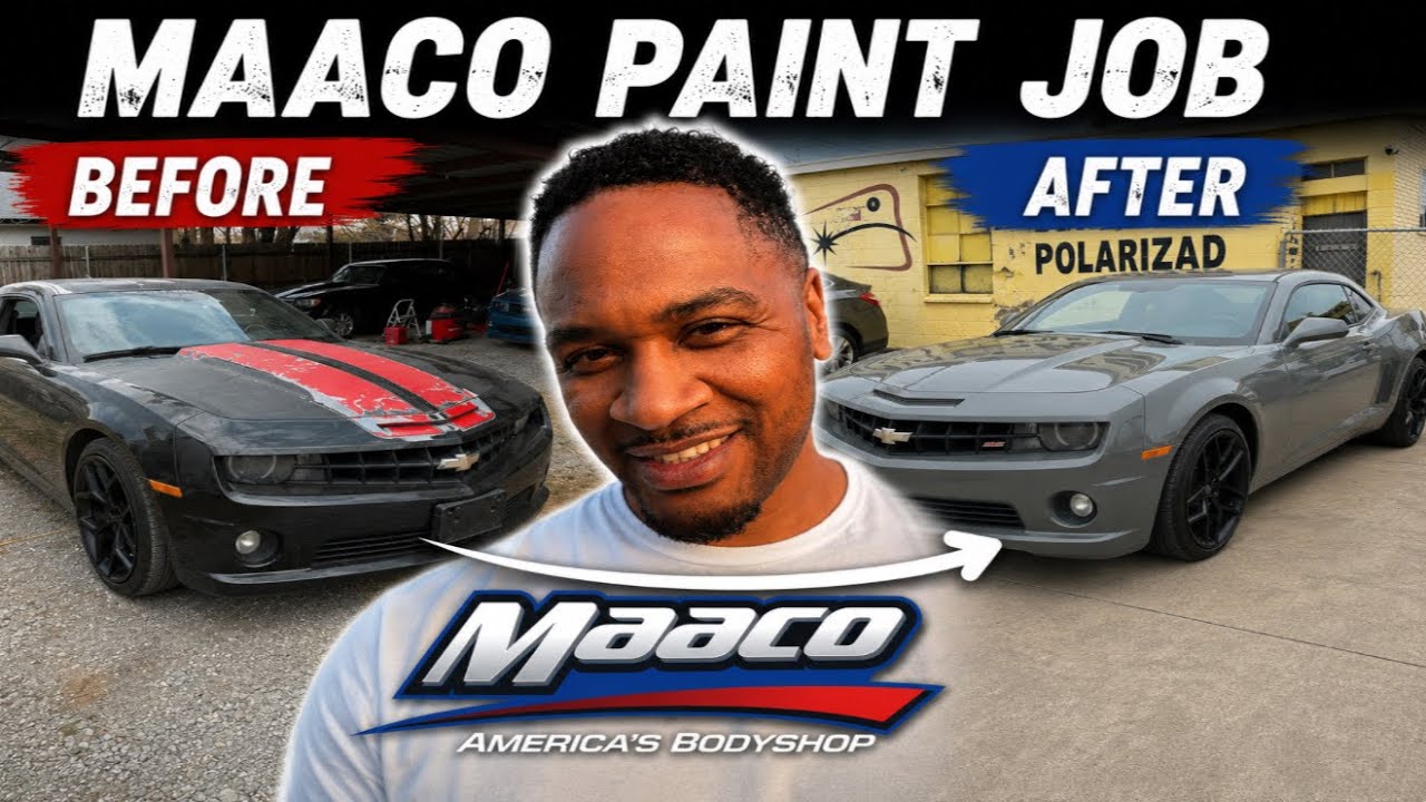 $500 Maaco Paint Job TRANSFORMED My Camaro!