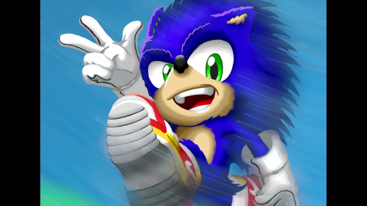 Sonic the Hedgehog: My redesign - Speedart + Authorial Project PREVIEW