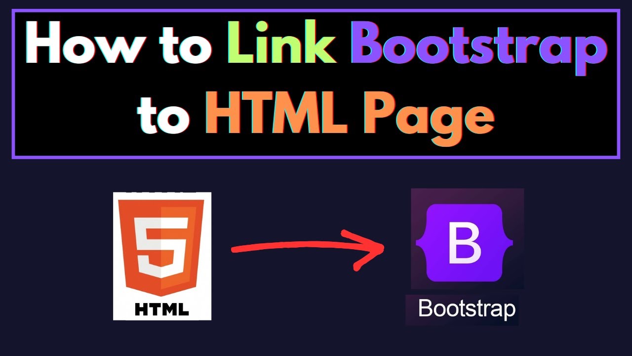 How to Add Bootstrap CDN Link in HTML  | How to use Bootstrap