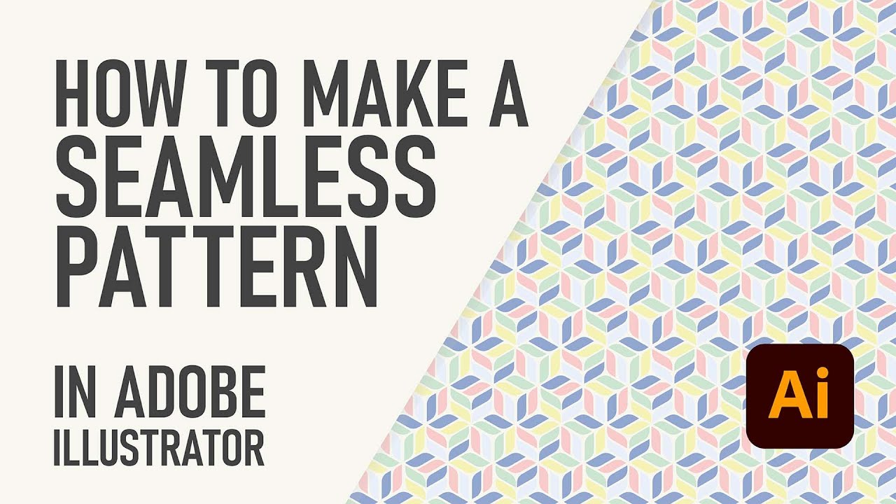 Geometric Seamless Pattern | Adobe Illustrator