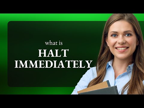 Halt Immediately: Understanding Urgency in English