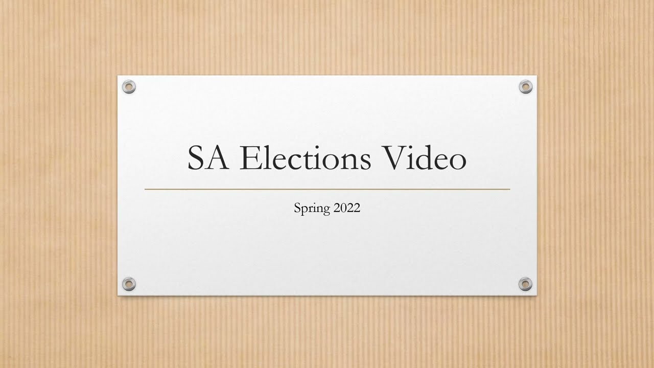 SA Spring Elections Video