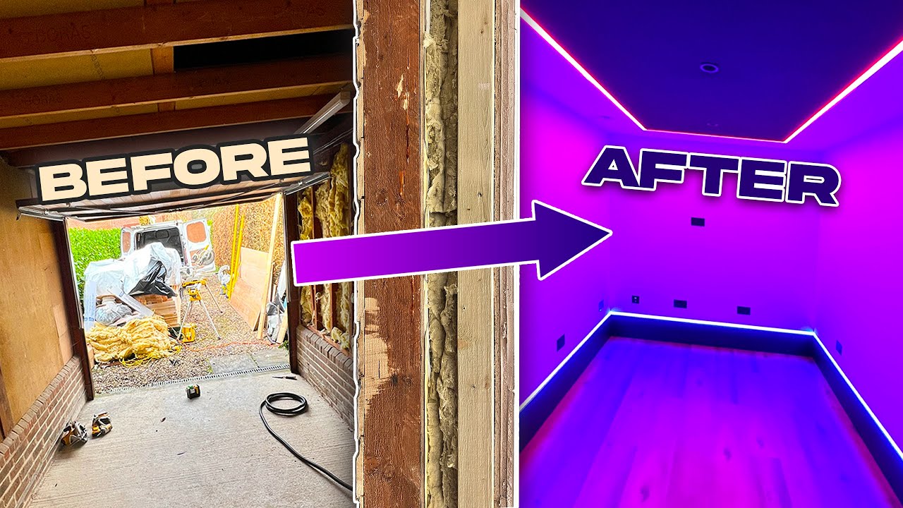 Turning My Garage Into a Pro Home Music Studio – Full Build 🪚