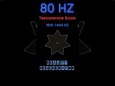 🎧 80 HZ Testosterone Boost (With 1444 HZ Isochronic Tones) #testosteroneboost