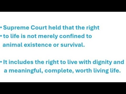 ARTICLE 21. RIGHT TO LIFE AND PERSONAL LIBERTY