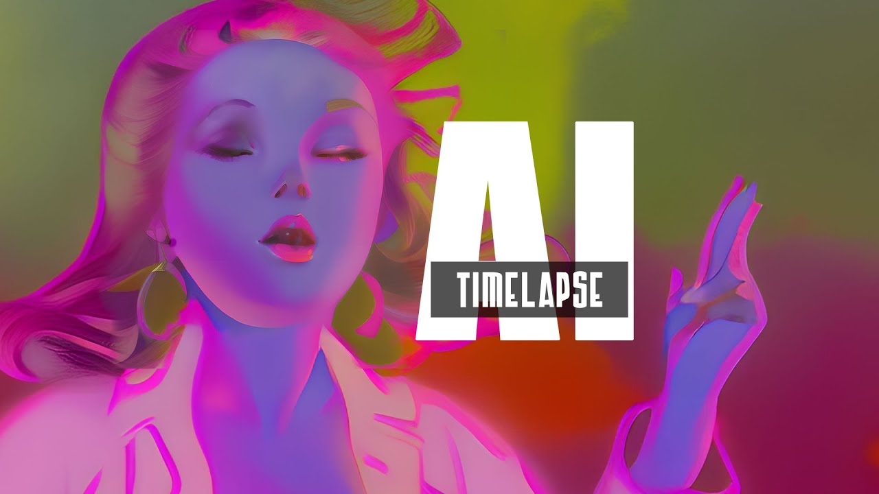 Ai Timelapse Art with Stable Diffusion: An Experiment in Blacklight