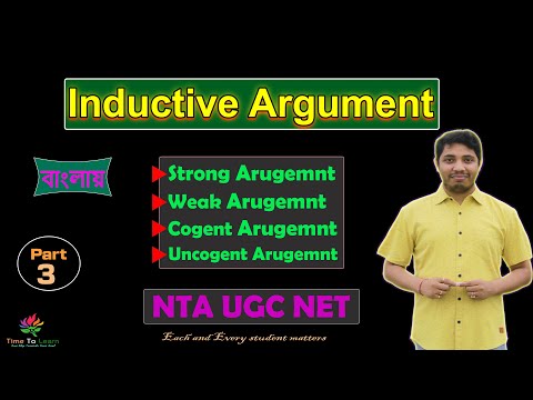 Logical Reasoning in bengali : Types Of Inductive Argument | UGC NTA NET | Paper 1 | Unit 6
