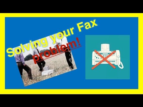 Problem sending a fax