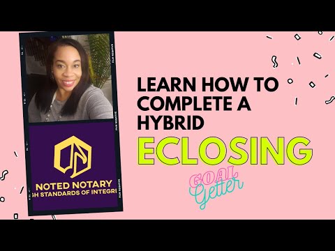 How to Complete a Hybrid eClosing | Notary Loan Signing Agent | My first HYBRID ECLOSING on Pavaso.
