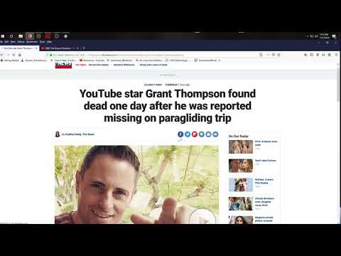 Grant Thompson – King of Random has passed away in a paragliding ...