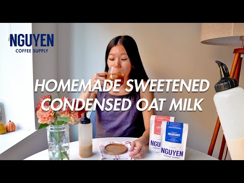 How To Make Sweetened Condensed Oat Milk At Home🥛
