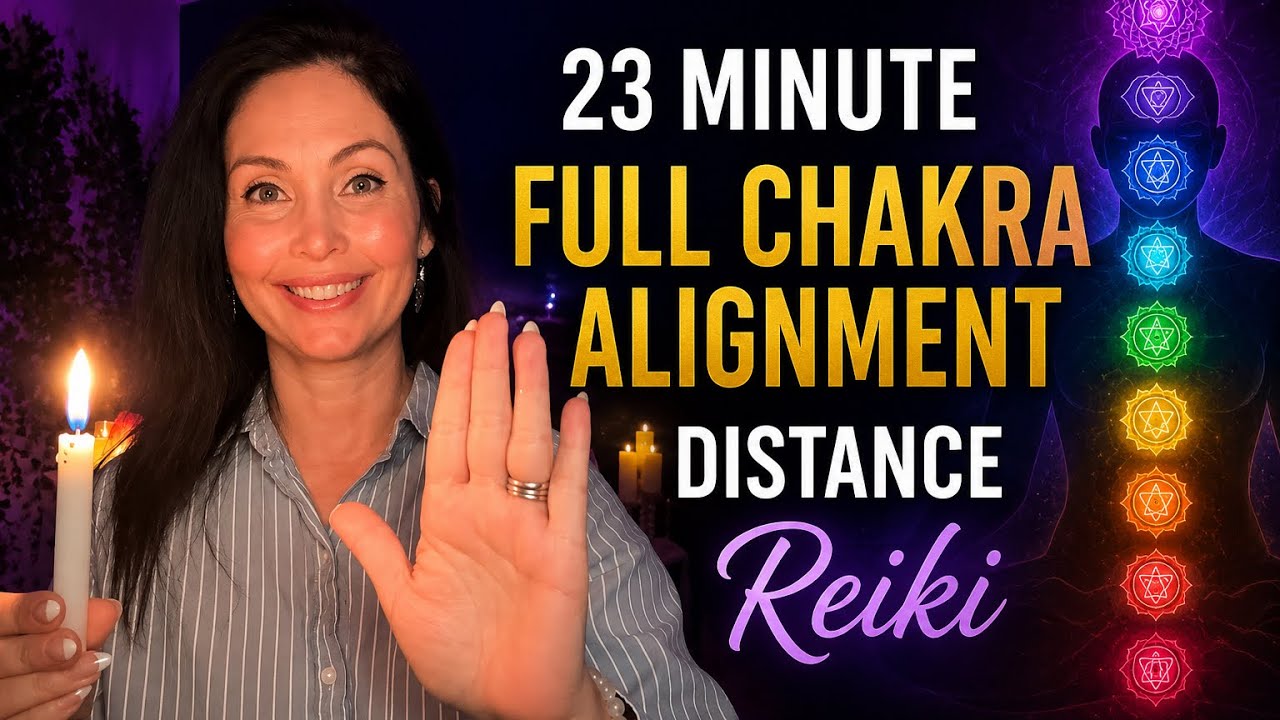     FULL CHAKRA ALIGNMENT ✨ 23 Minute Distance Reiki Healing Session