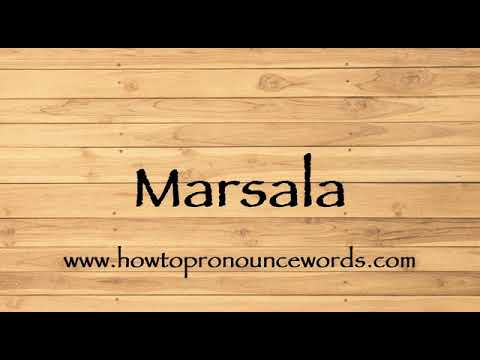 How To Pronounce Marsala ? How To say Marsala New Video