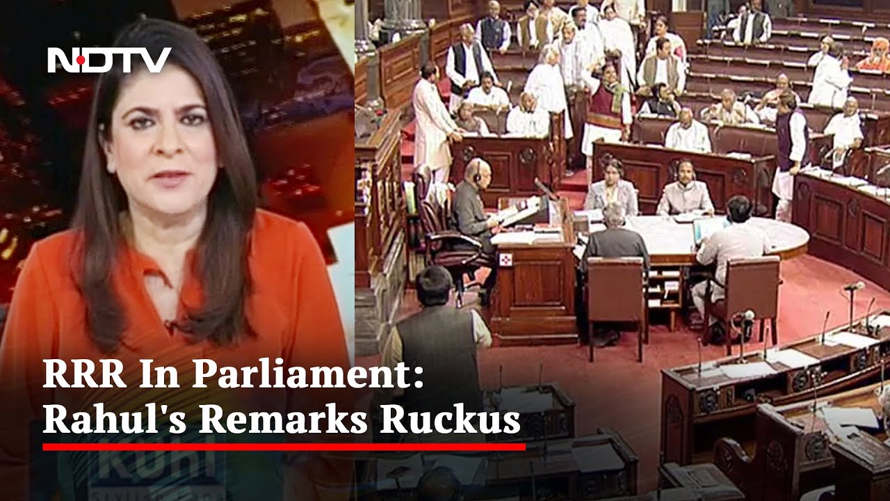 Parliament Adjourned Over Rahul Gandhi's 