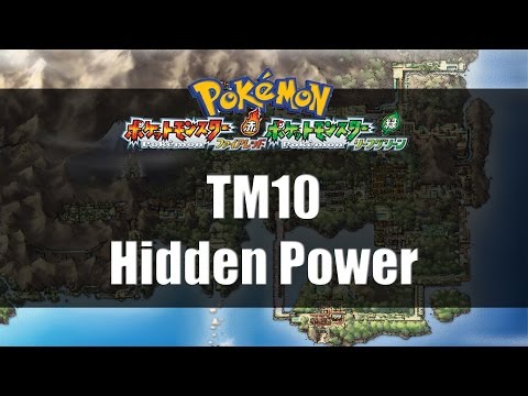 Pokemon Fire Red & Leaf Green | Where to find TM10 Hidden Power