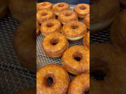 Cronuts…Cross bread between a donut and croissant. #donuts #donutshop #lasvegas #dallas #baker #cake
