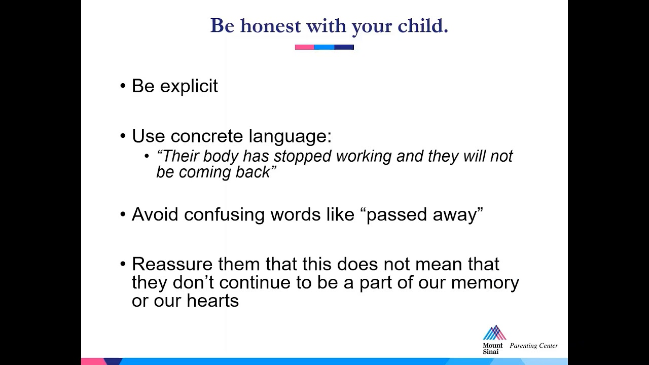 Helping Children Cope With Grief and Loss