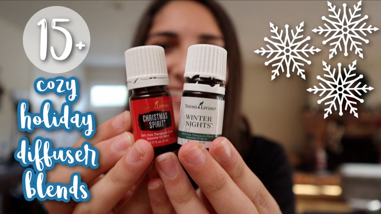 COZY ESSENTIAL OIL DIFFUSER BLENDS FOR THE HOLIDAYS | Holiday Diffuser Blends | Vlogmas 2021 Day 3