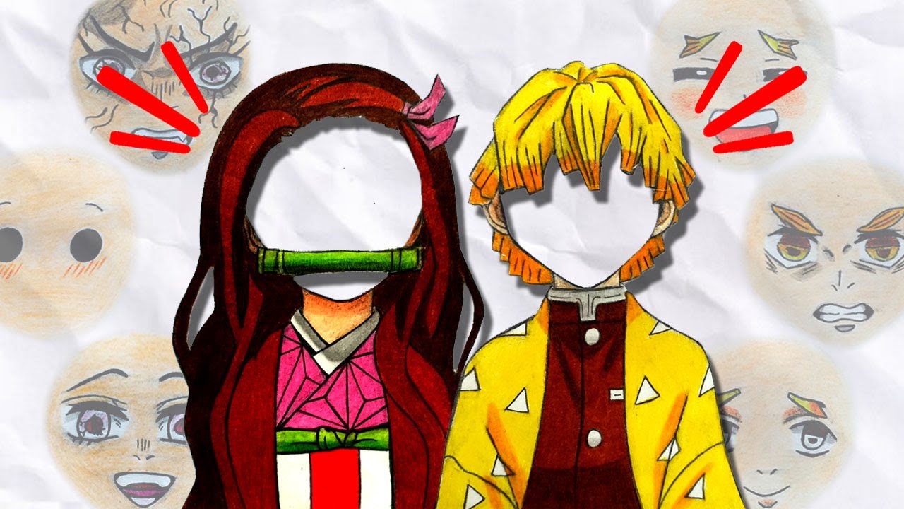 drawing anime facial expressions challenge