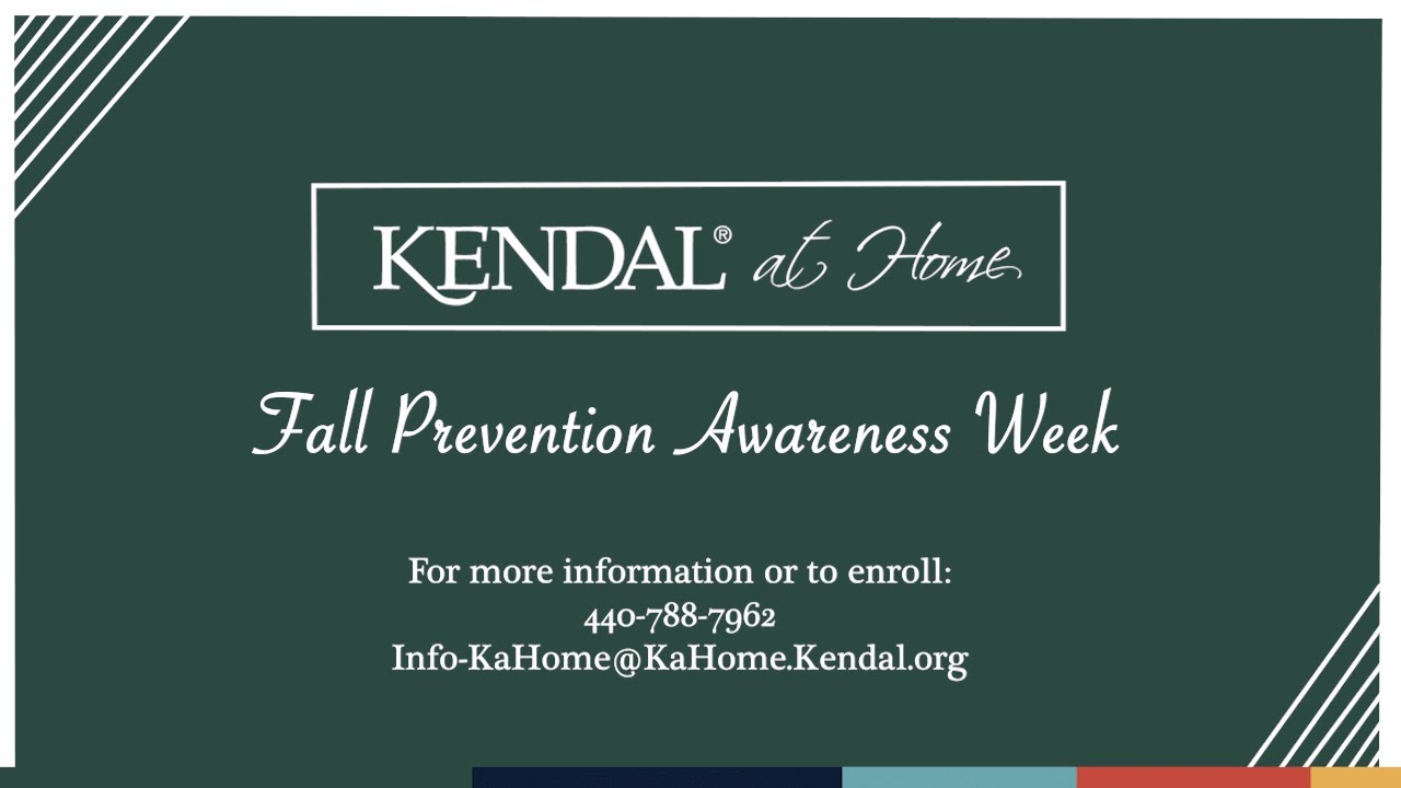 Kendal At Home Falls Prevention Week: Activate Brain and Body