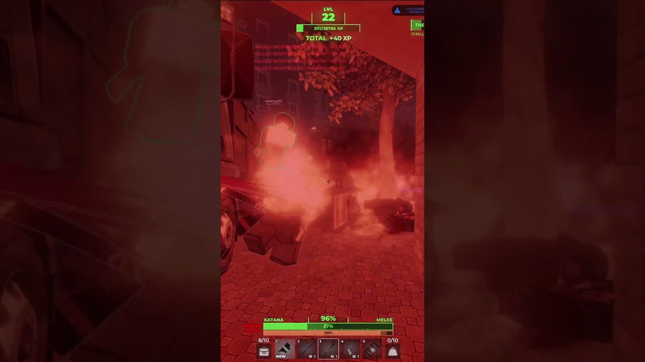 Incendiary grenade - Blackout: Revival #roblox