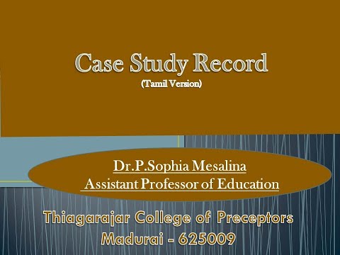 Case Study Record (Tamil Version)