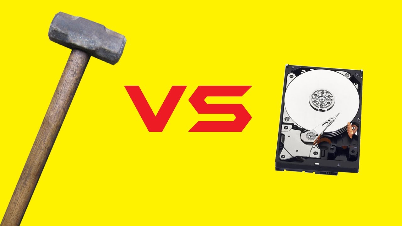 Hard Drive VS Sledgehammer