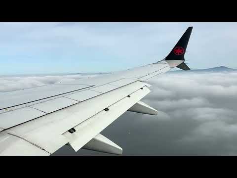 Air Canada 737 MAX 8 Landing in San Francisco | C-GELJ