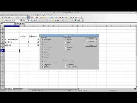 Cambiar datos de filas a columnas en OpenOffice.org Calc | El Blog de ...